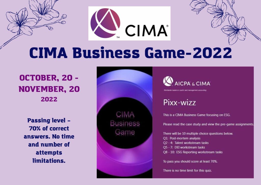 CIMA Business Game-2022 ННІ БіЕМ